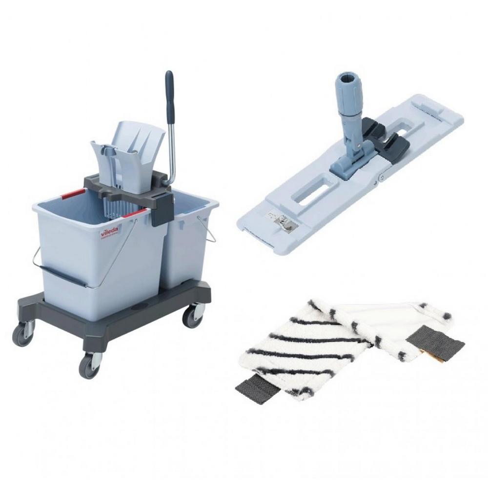 Vileda UltraSpeed Pro starterkit double bucket — Doseer